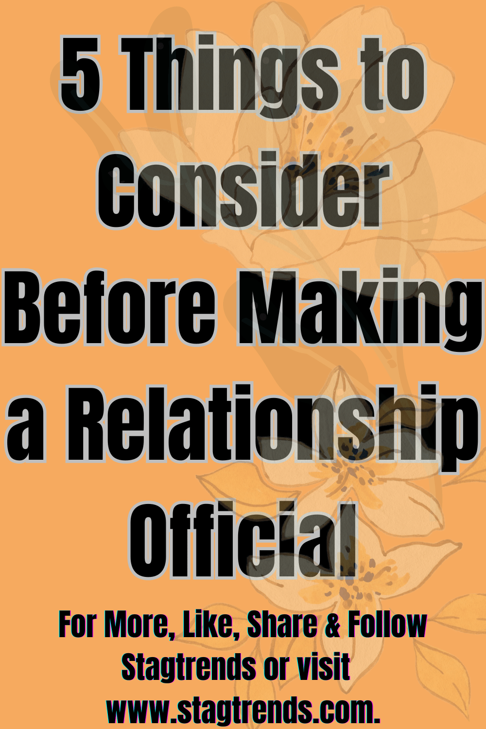 Relationship, Things to Consider Before Making it Official