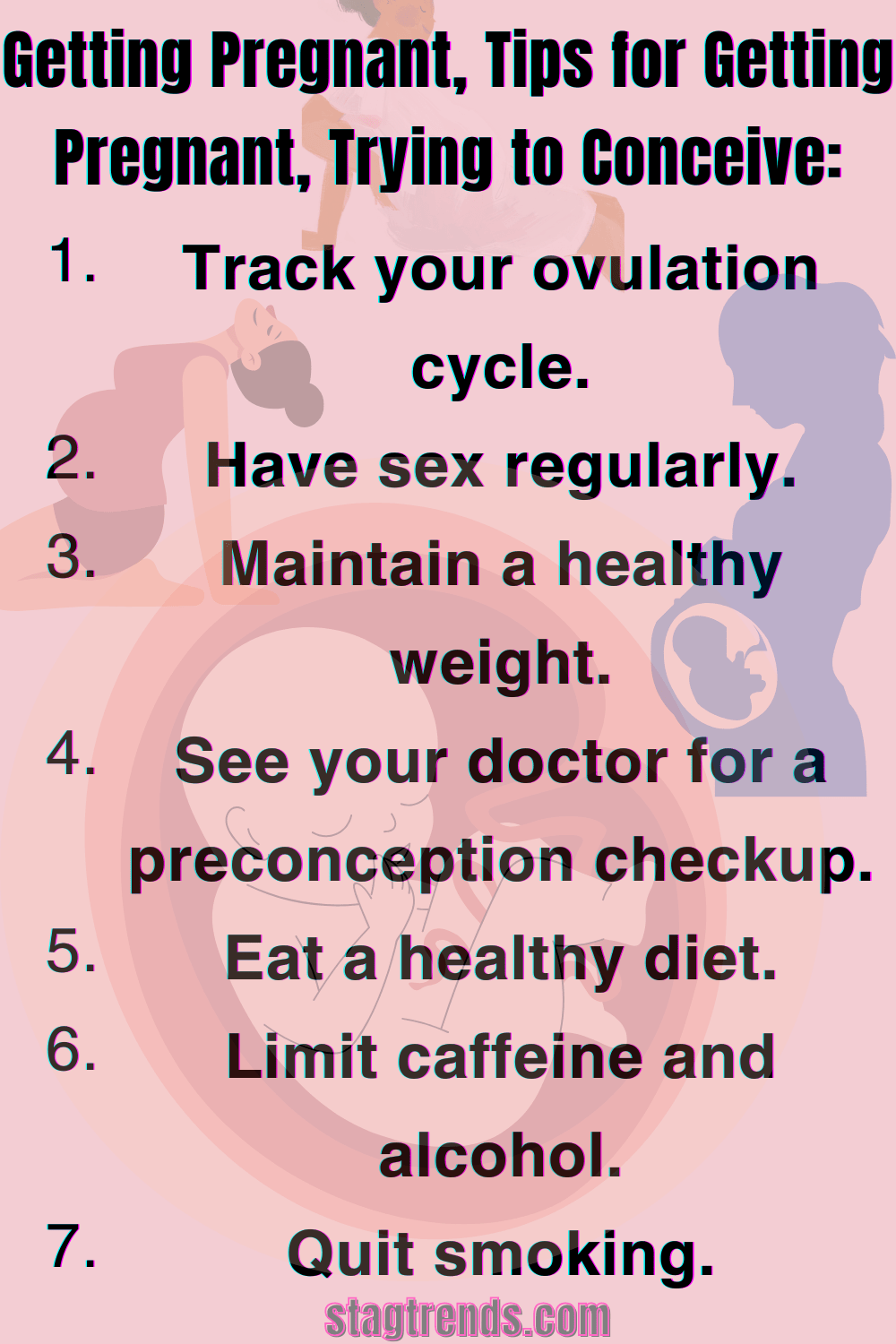 Getting Pregnant Tips For Getting Pregnant Trying To Conceive
