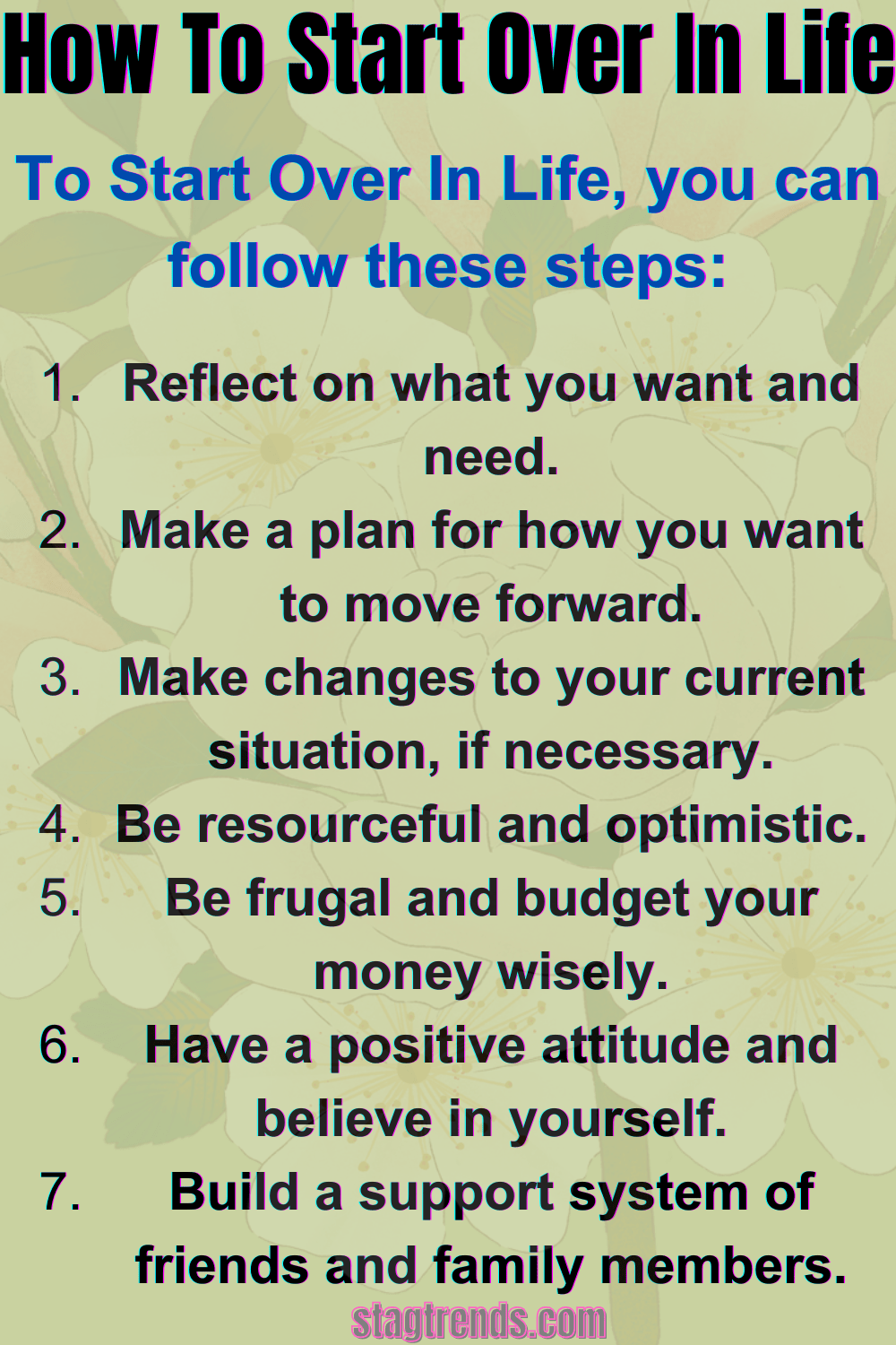 How To Start Over In Life, How To Start Over In Life After Divorce