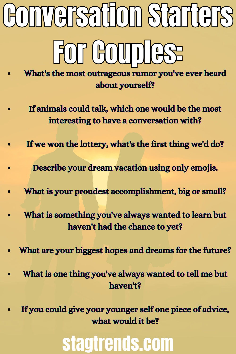 Conversation Starters For Couples