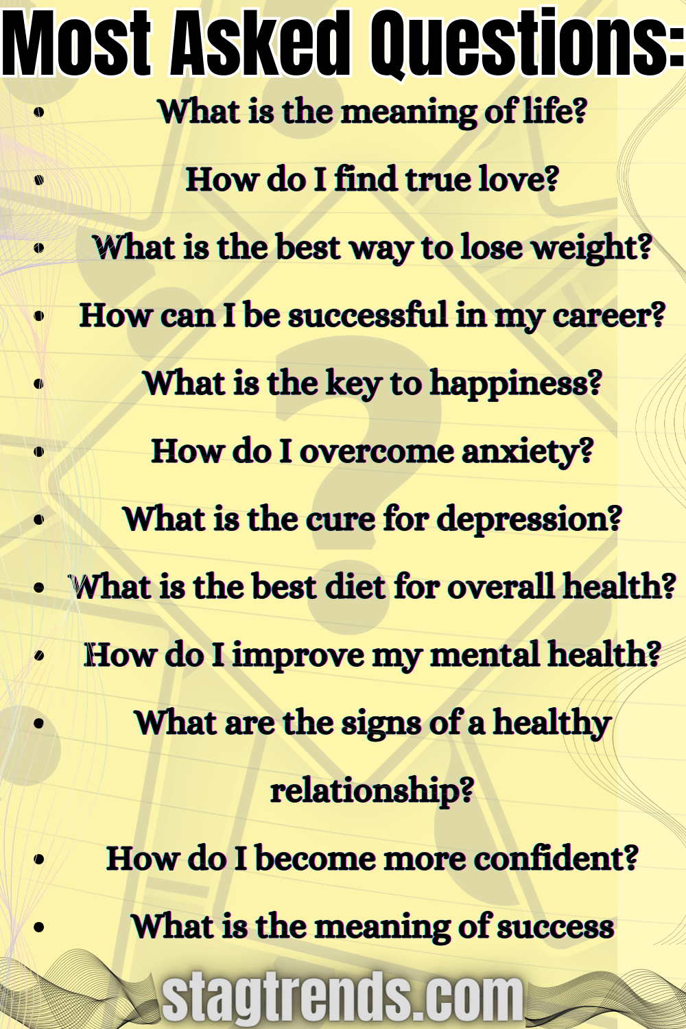 Most Likely Questions, Most Likely, Most Asked Questions