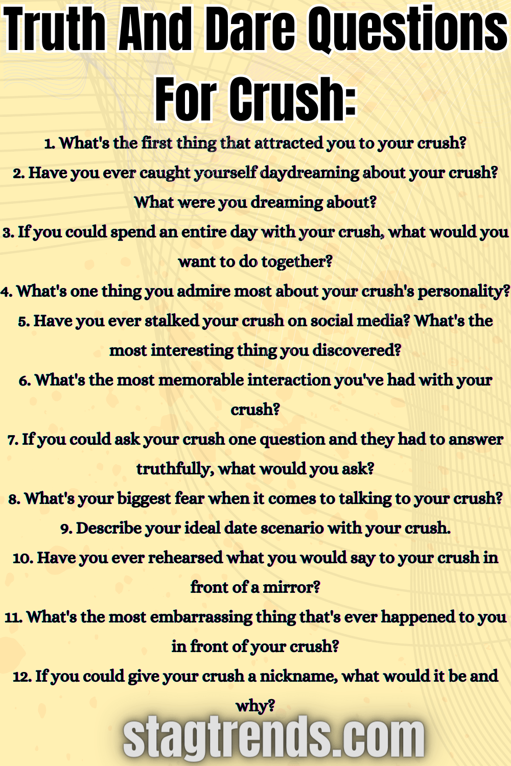 Truth And Dare Questions For Crush